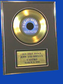 Gold Records Custom Made: manufacturer of Commemorative Awards